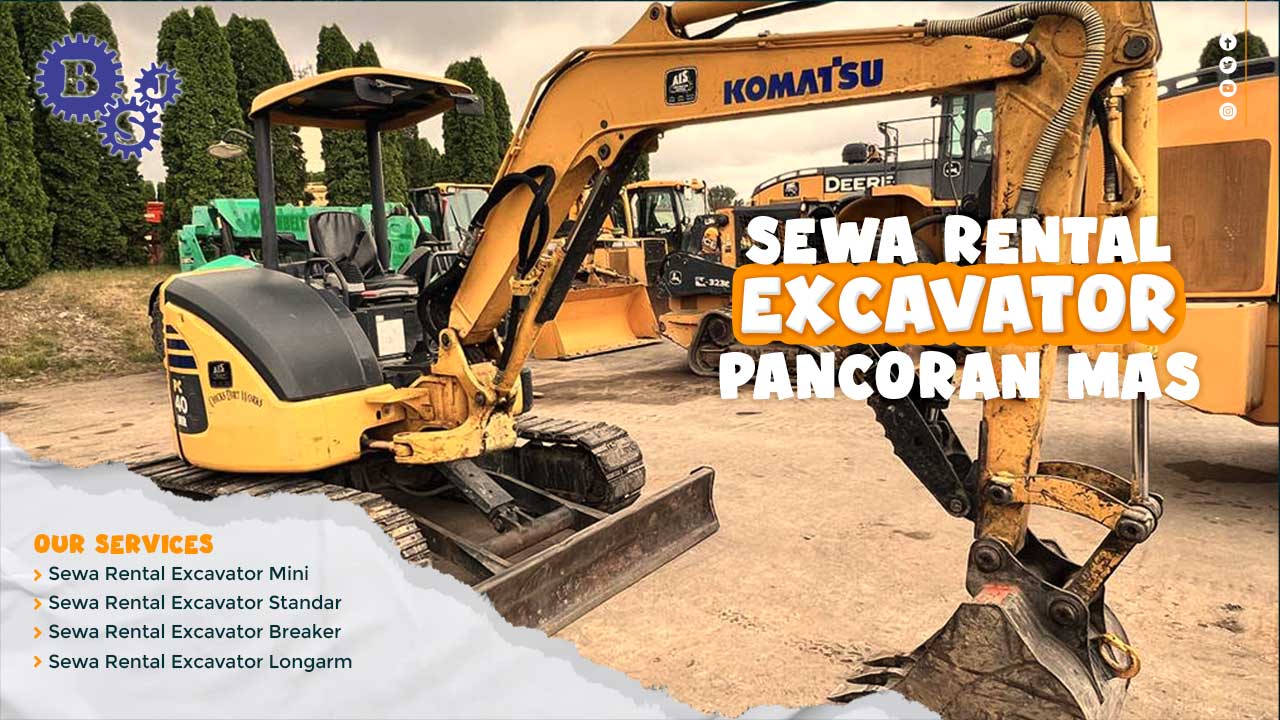 Sewa Excavator Pancoran Mas Per Jam/Hari Oktober 2025