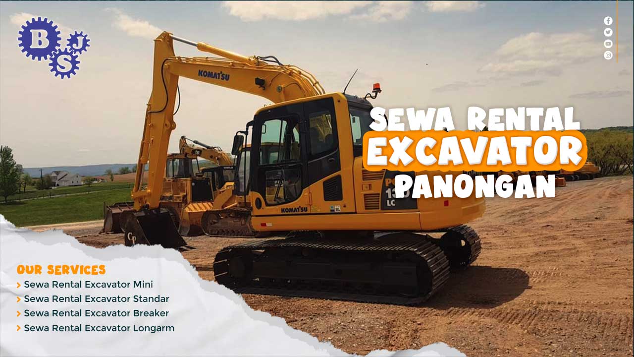 Sewa Excavator Panongan PC-75, PC-100 - Buana Sewa Jasa