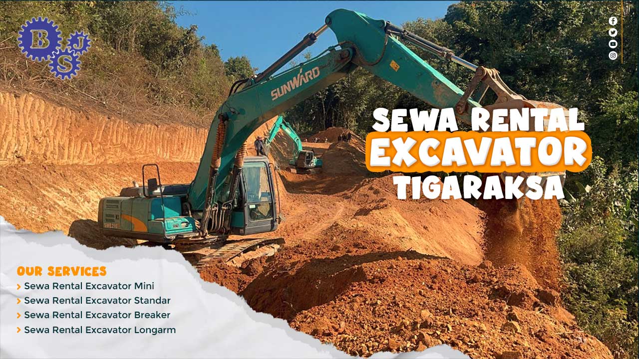 Sewa Excavator Tigaraksa PC-75, PC-100 - Buana Sewa Jasa
